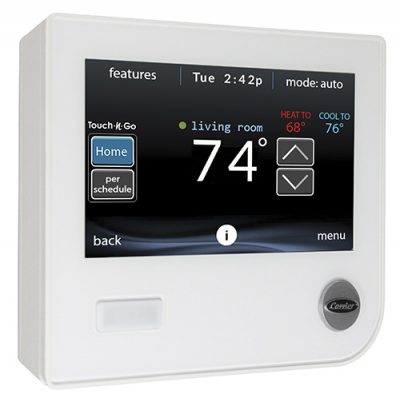 Carrier Infinity Control Panel installed by Extreme Comfort HVAC